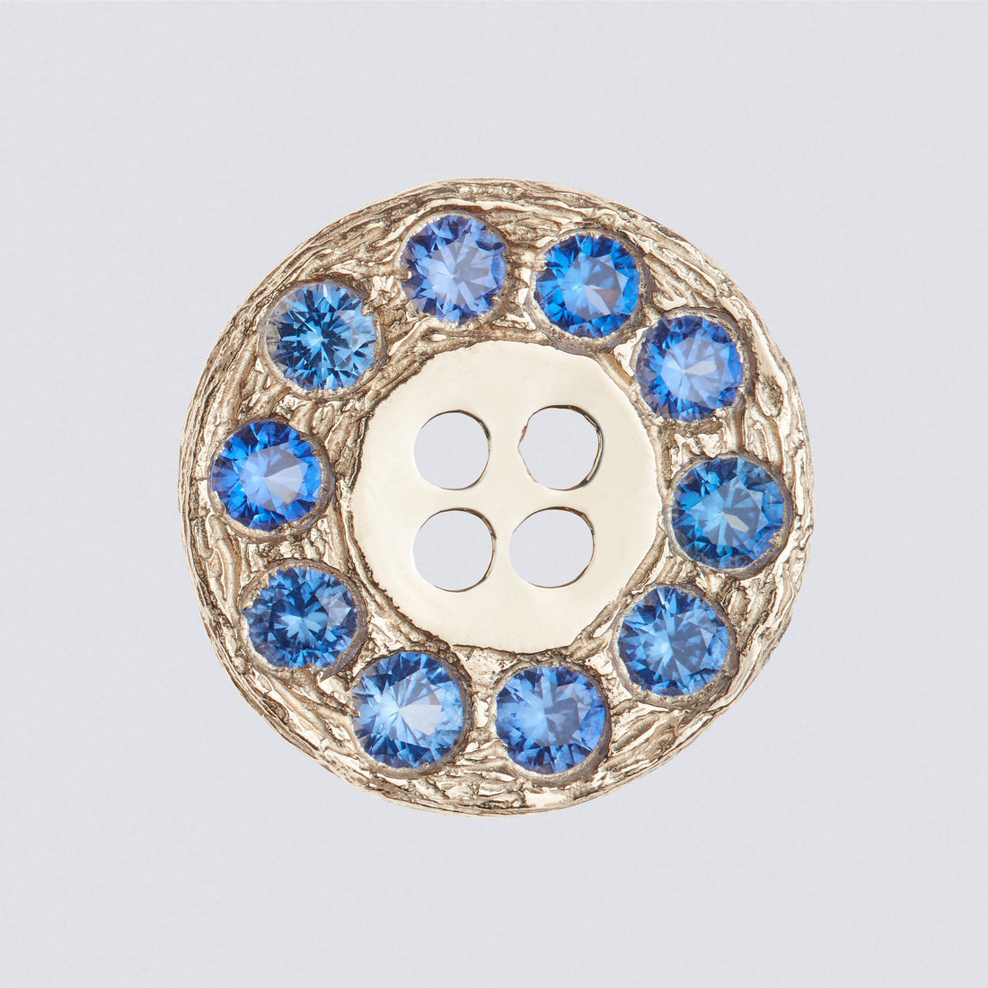 The Burnham Button - Blue - Gold – BLEUE BURNHAM